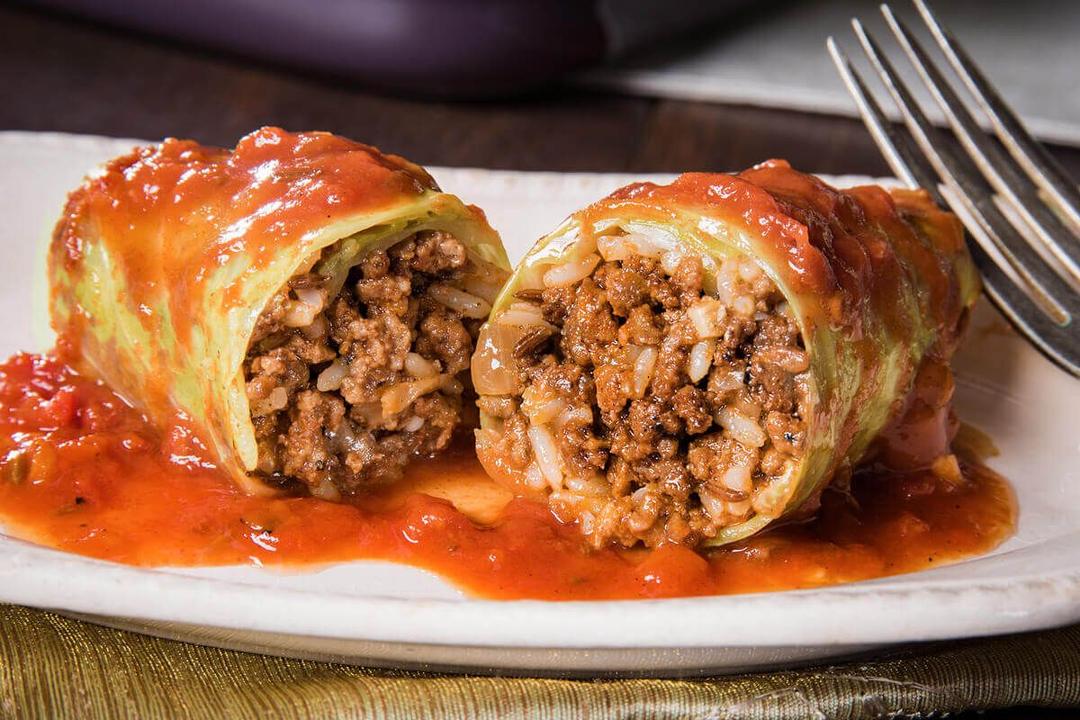 Beef Stuffed Cabbage Rolls