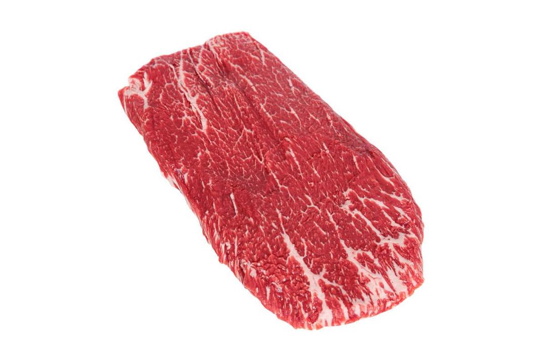 Beef chuck flat iron steak for grill or saute.
