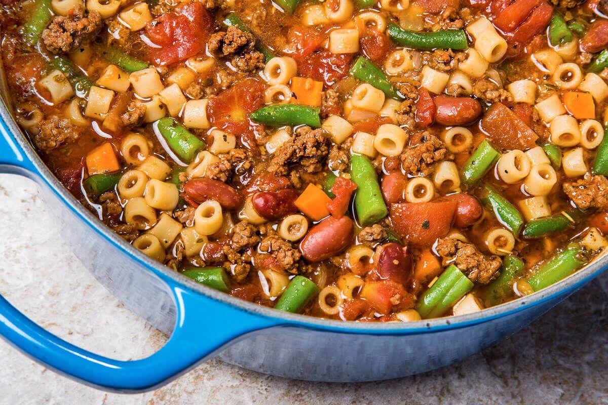 Hearty Beef Minestrone
