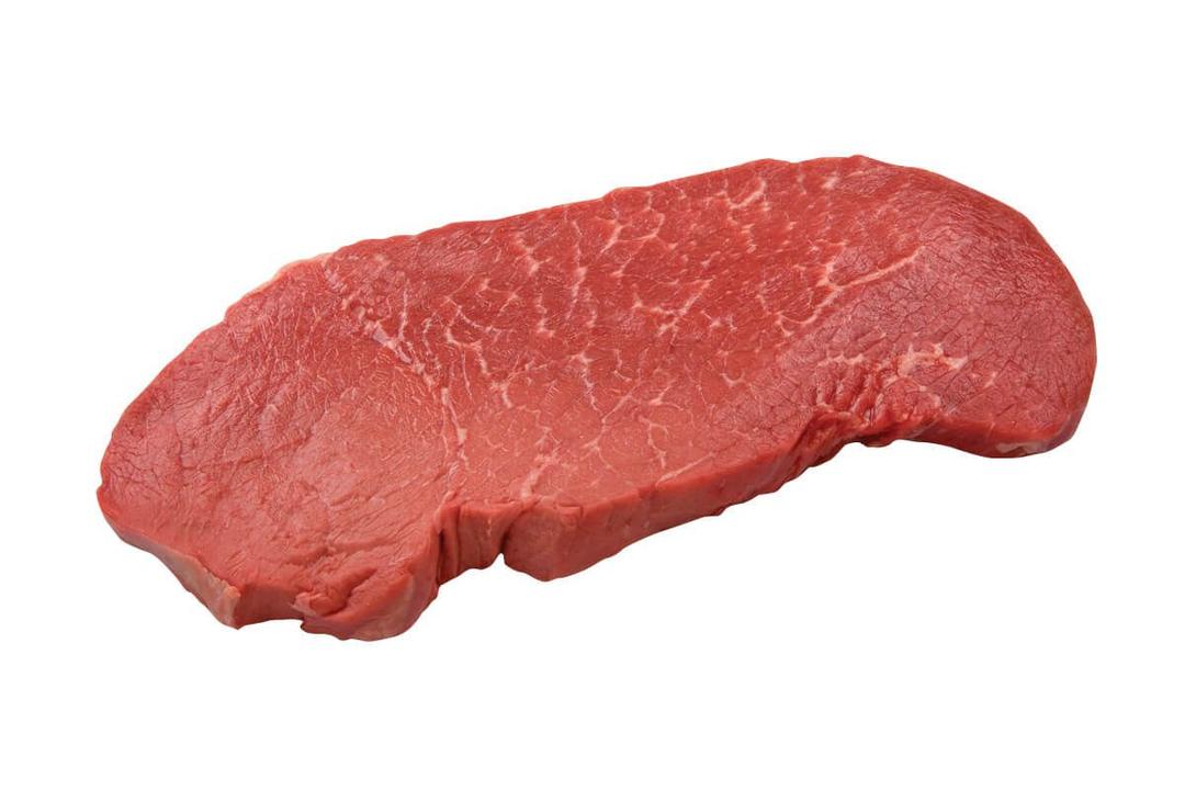 Economical top round steak for marinating.